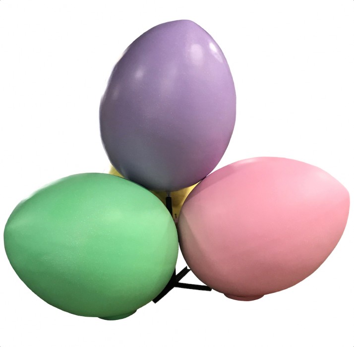 Easter Egg Stacks | Barrango, MFG | Fiberglass Giant Easter Eggs