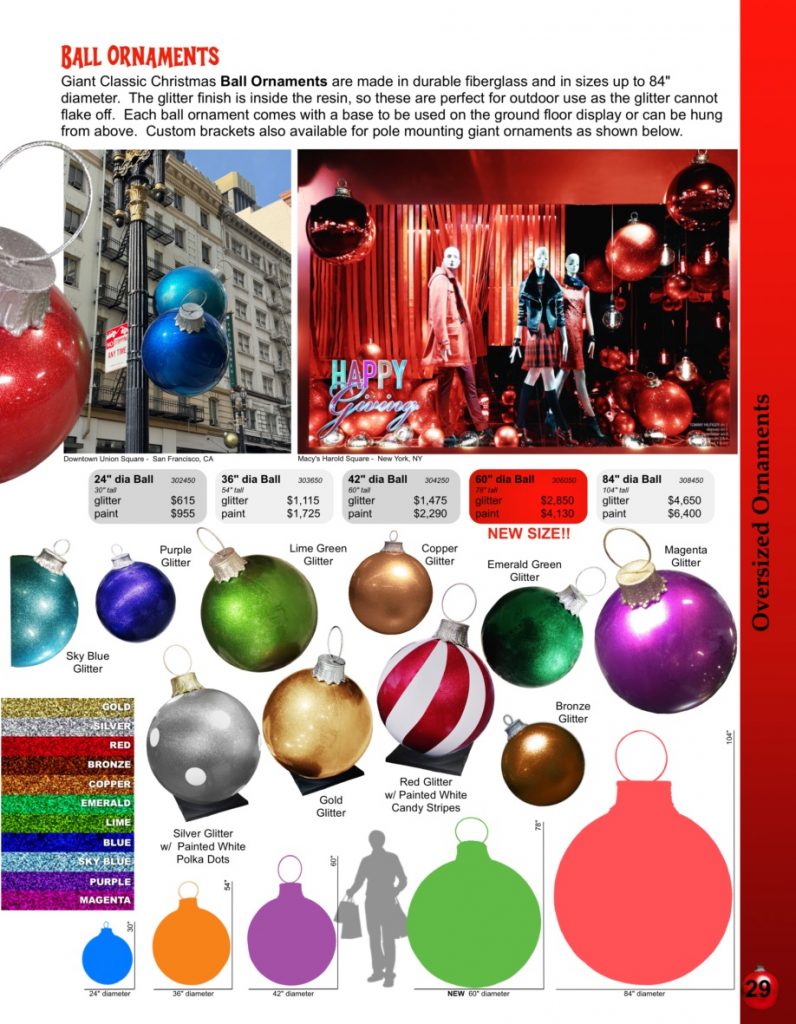 Oversized Ornaments | Barrango, MFG