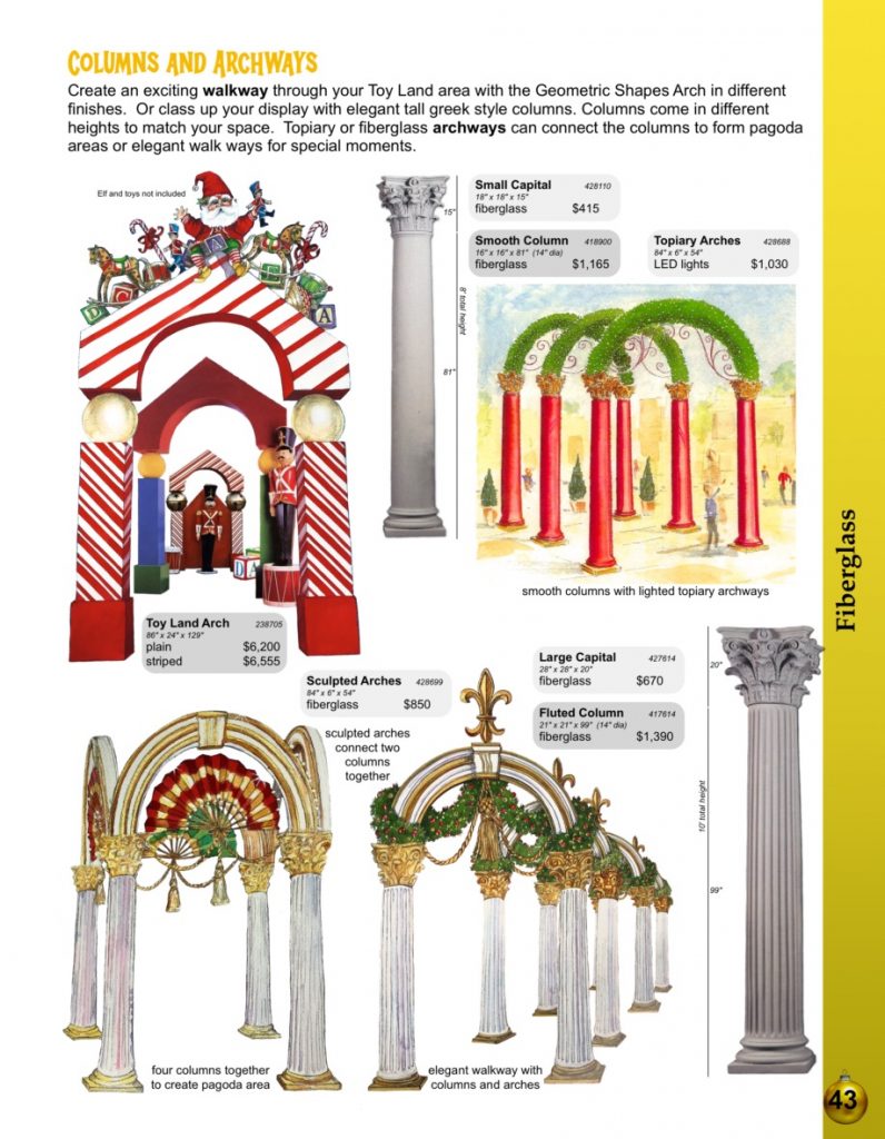 Toy Land Archways | Barrango, MFG | Fiberglass Walk Through Archways